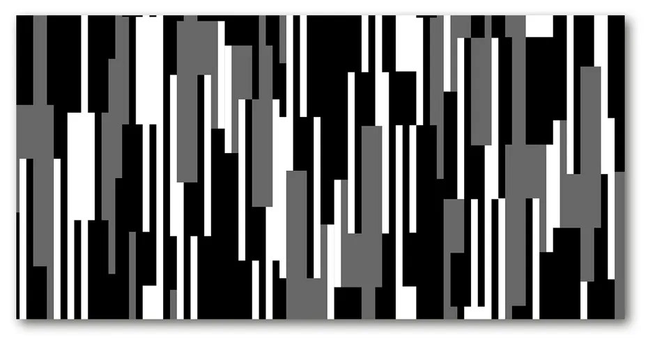 Wallmuralia Foto obraz akrylové sklo Černobílé linie 120x60 cm