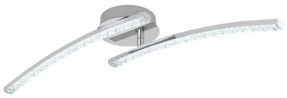 Globo 67169-12IP - LED Koupelnový přisazený lustr JULES 2xLED/6W/230V IP44