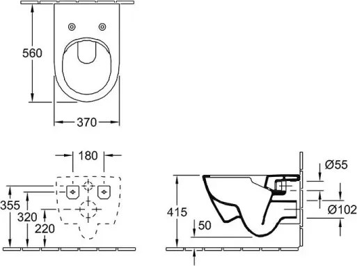 Závěsné WC + prkénko SUBWAY + tlačítko + podomítkový modul + podložka