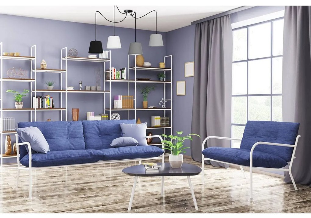 Light Home Závěsné svítidlo MILANO SPIDER, 4x textilní stínítko (mix 4 barev), (výběr ze 2 barev konstrukce)