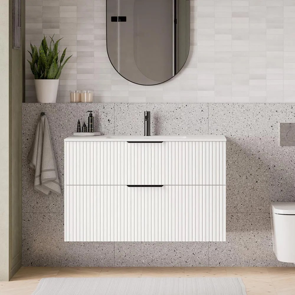 Duravit umyvadlo s umyvadlovou skříňkou TIM 100 cm