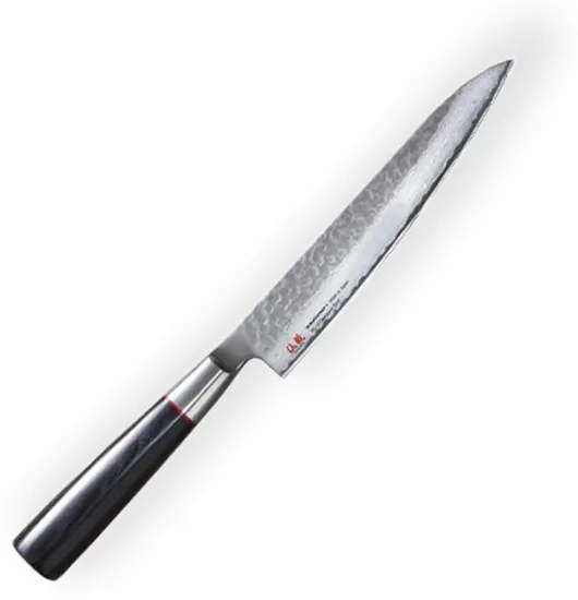 Petty 150mm-Suncraft Senzo Classic-Damascus-japonský kuchyňský nůž-Tsuchime- VG10–33 vrstev