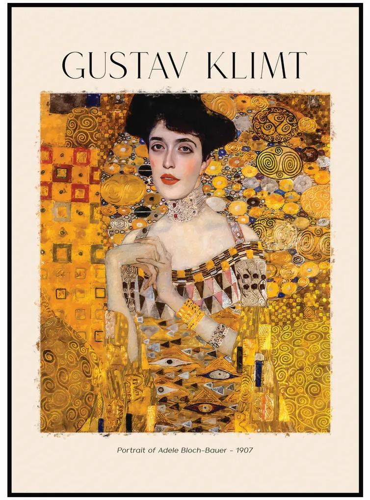 Gustav Klimt - Portrét Adele Bloch Baurer 30 x 40 cm