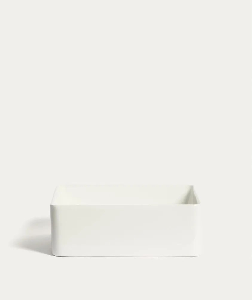 Bílé keramické umyvadlo 36,5x36,5 cm Ovara – Kave Home