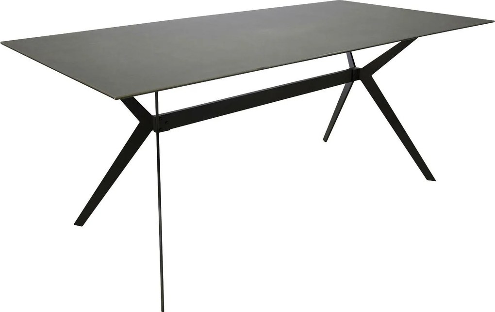 XXXLutz JÍDELNÍ STŮL, šedá, černá, 180/90/75 cm Hom`in - Jídelní stoly - 002465000101