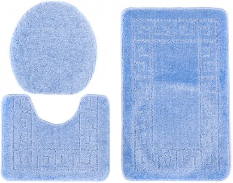 Koupelnové předložky 1030 modré 3 ks, Šířky běhounů 100 cm