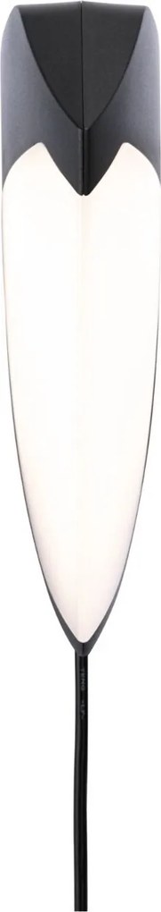 P 94519 Park + Light LED venkovní nástěnné svítidlo Ikosea IP44 50x203mm 3000K 5,6W 12V antracit umělá hmota - PAULMANN