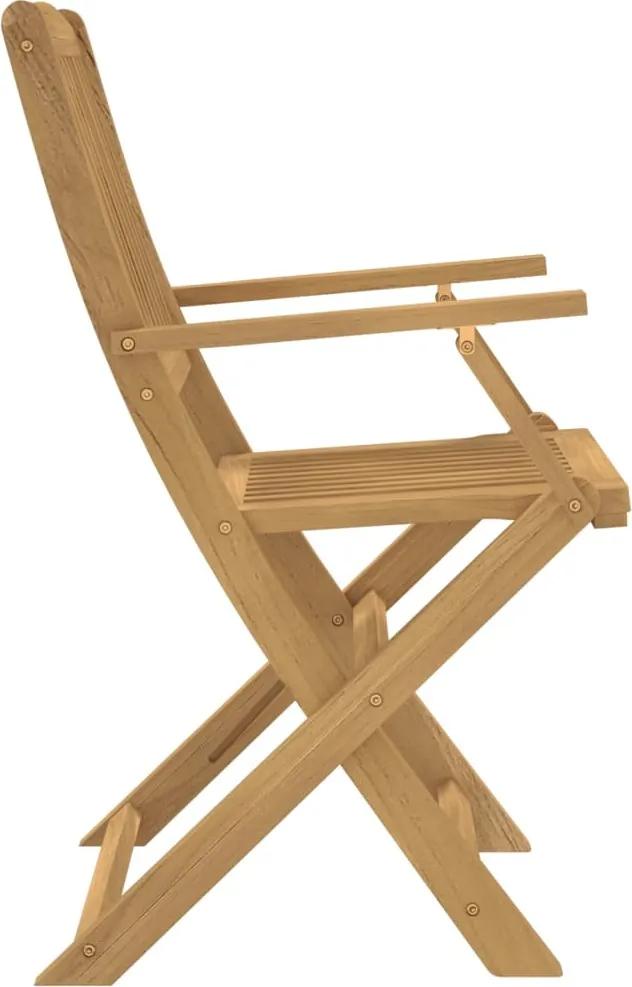 vidaXL Skládací zahradní židle 4 ks 57,5 x 54,5 x 90 cm masivní akácie [365742]