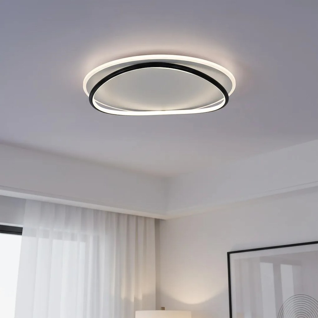 Stropní LED svítidlo Halo, 2x LED 38w, 4000k, b