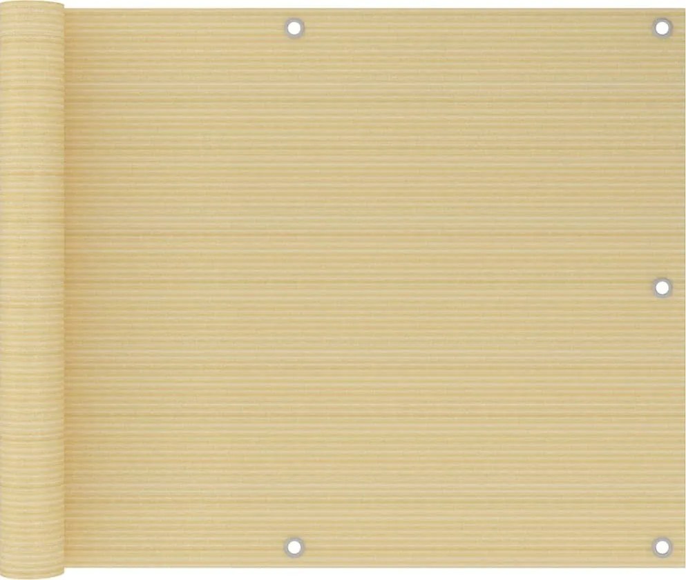 vidaXL Balkónová zástěna 75 x 300 cm HDPE [310836] Barva: Bílá