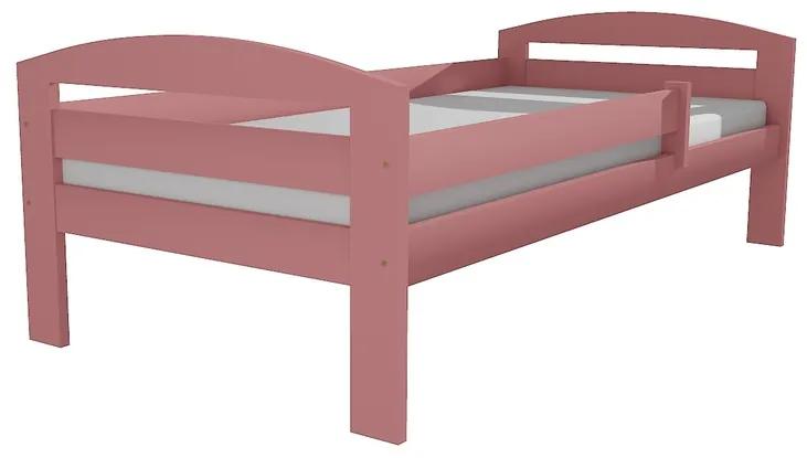 Vomaks Dětská postel M 010 NEW* 80 x 170 cm netransparentní barva růžová