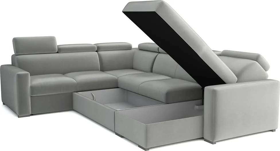 Sedací souprava PEDRO U | 250x315x170 | rozkládací + 2x úložný prostor | VÝBĚR TKANIN