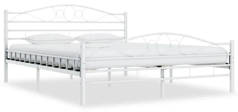 Rám postele bílý kovový 180 x 200 cm,  285305  HangarStore.cz