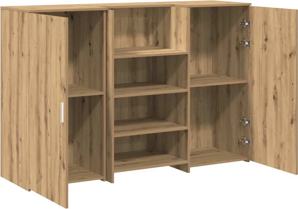 Recepční stůl dub artisan 155x50x103,5 cm kompozitní dřevo 3324204