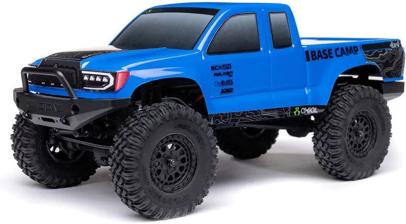 Axial scx24 base camp 1:24 4wd rtr modré