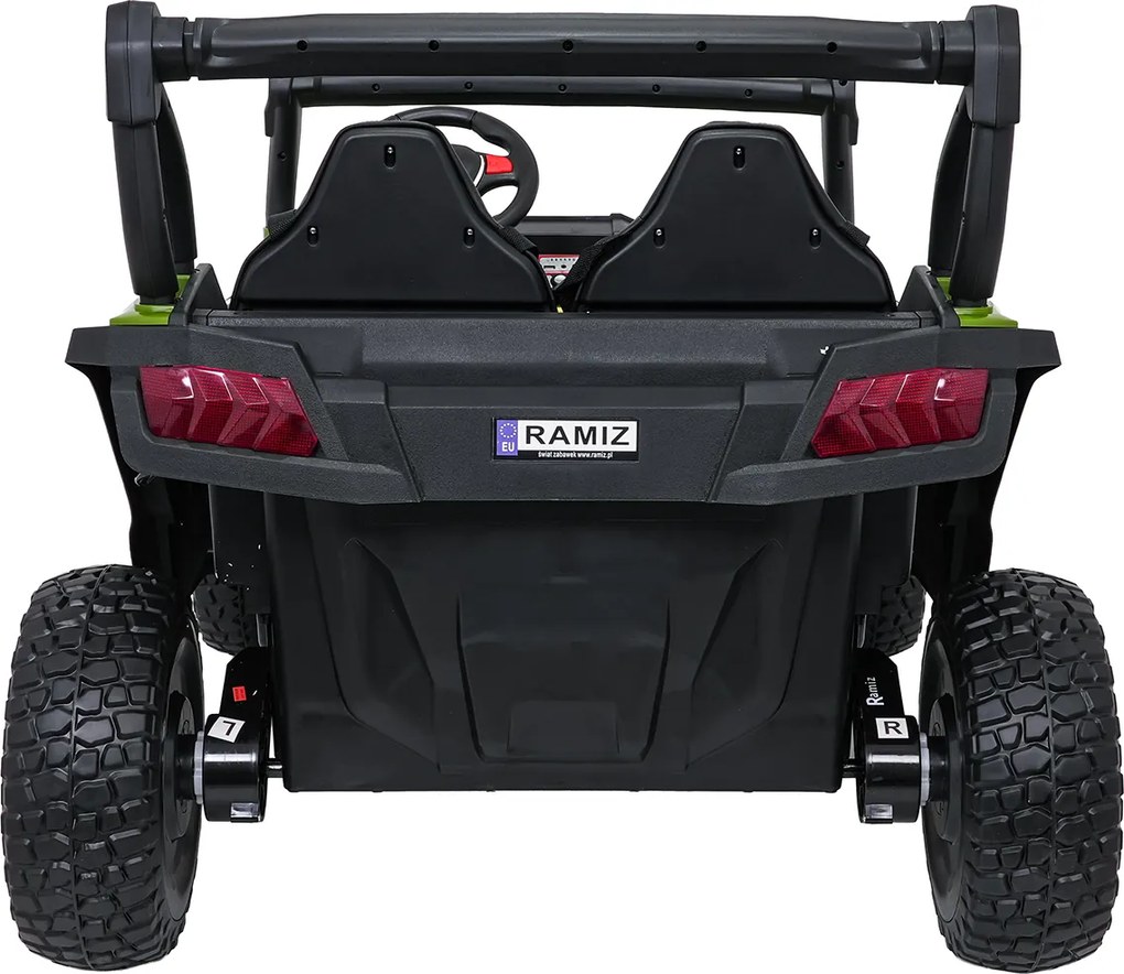 Ramiz Elektrická bugina Gravity pro děti zelená + pohon 4x4 + dálkové ovládání