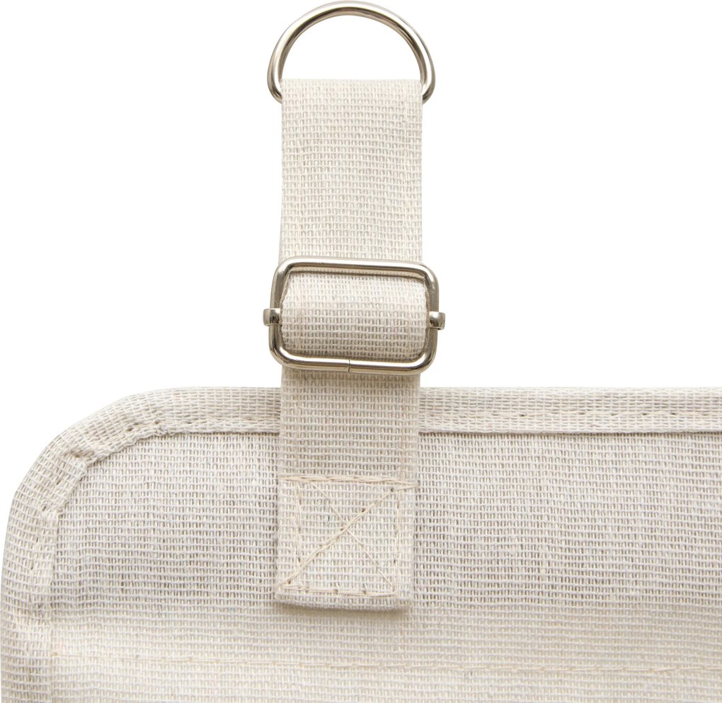 Závěsný organizér na dveře DRESSY+, tekstylny, 32 x 10,5 x 88 cm - béžový