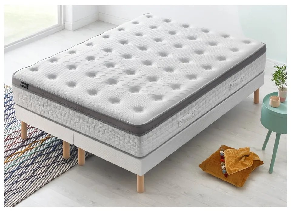 Dvoulůžková postel s matrací Bobochic Paris Doucelur, 100 x 200 cm + 100 x 200 cm