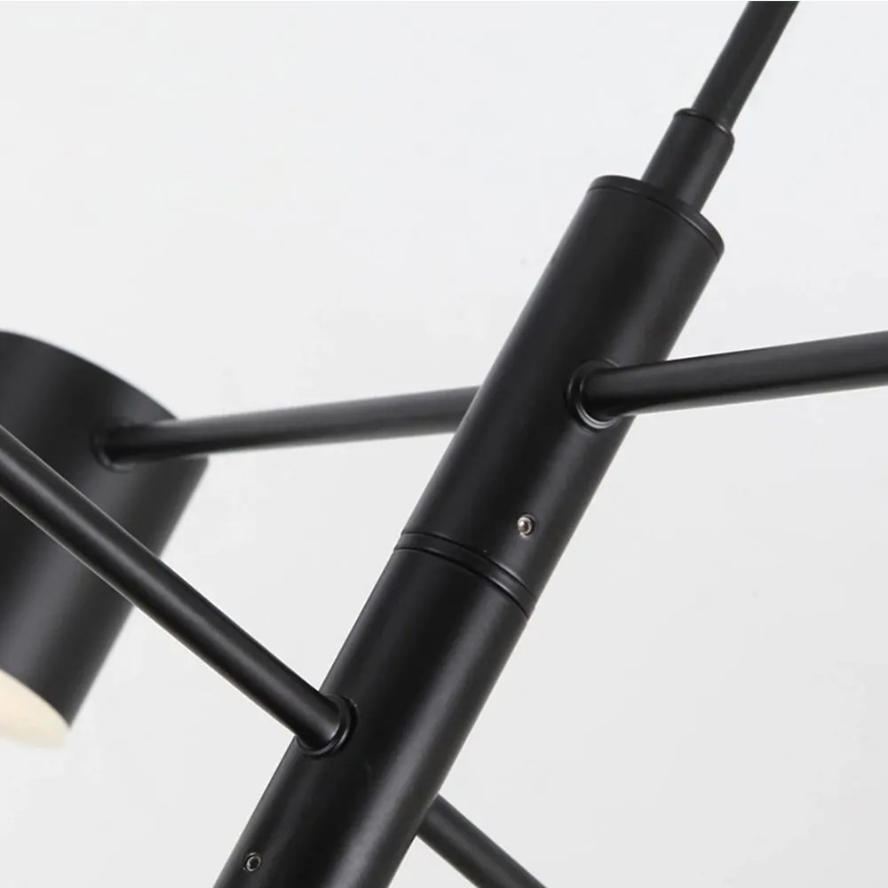 Toolight, LED stropní svítidlo 6x5W APP597-6C, černá, OSW-08565