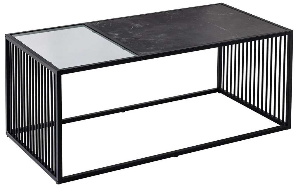 Designový konferenční stolek Haines 100 cm vzor mramor