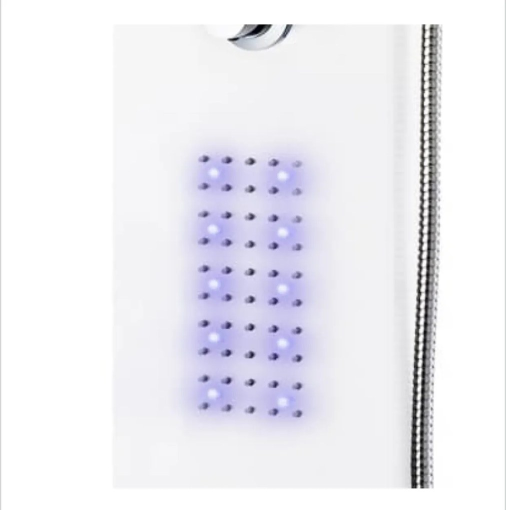 Sprchový panel bílý s LED osvětlením