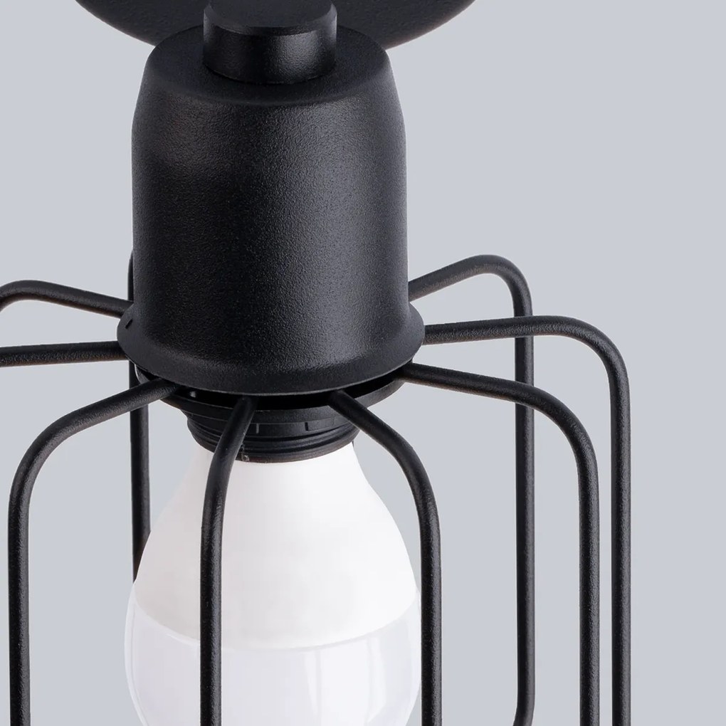 Sollux Lighting Nástěnné svítidlo BELUCI 1 Černá