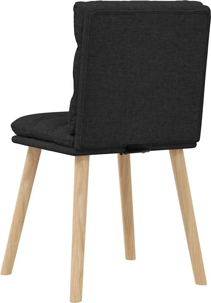 Jídelní židle 6 ks černé textil 3315665