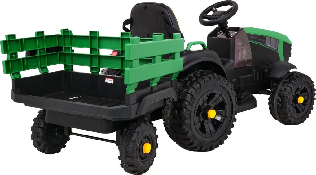 Ramiz Titánový traktor s přívěsem zelený