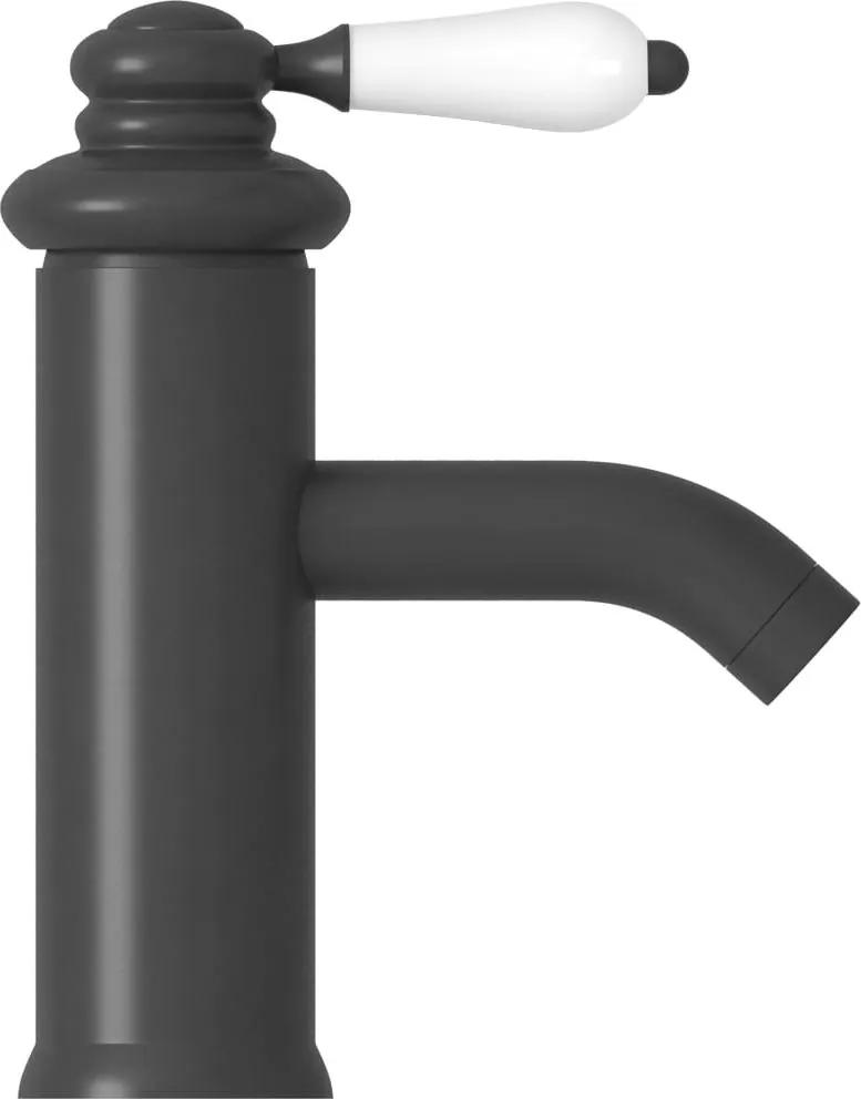 vidaXL Koupelnová umyvadlová vodovodní baterie 130 x 180 mm [149074] Barva: Šedá