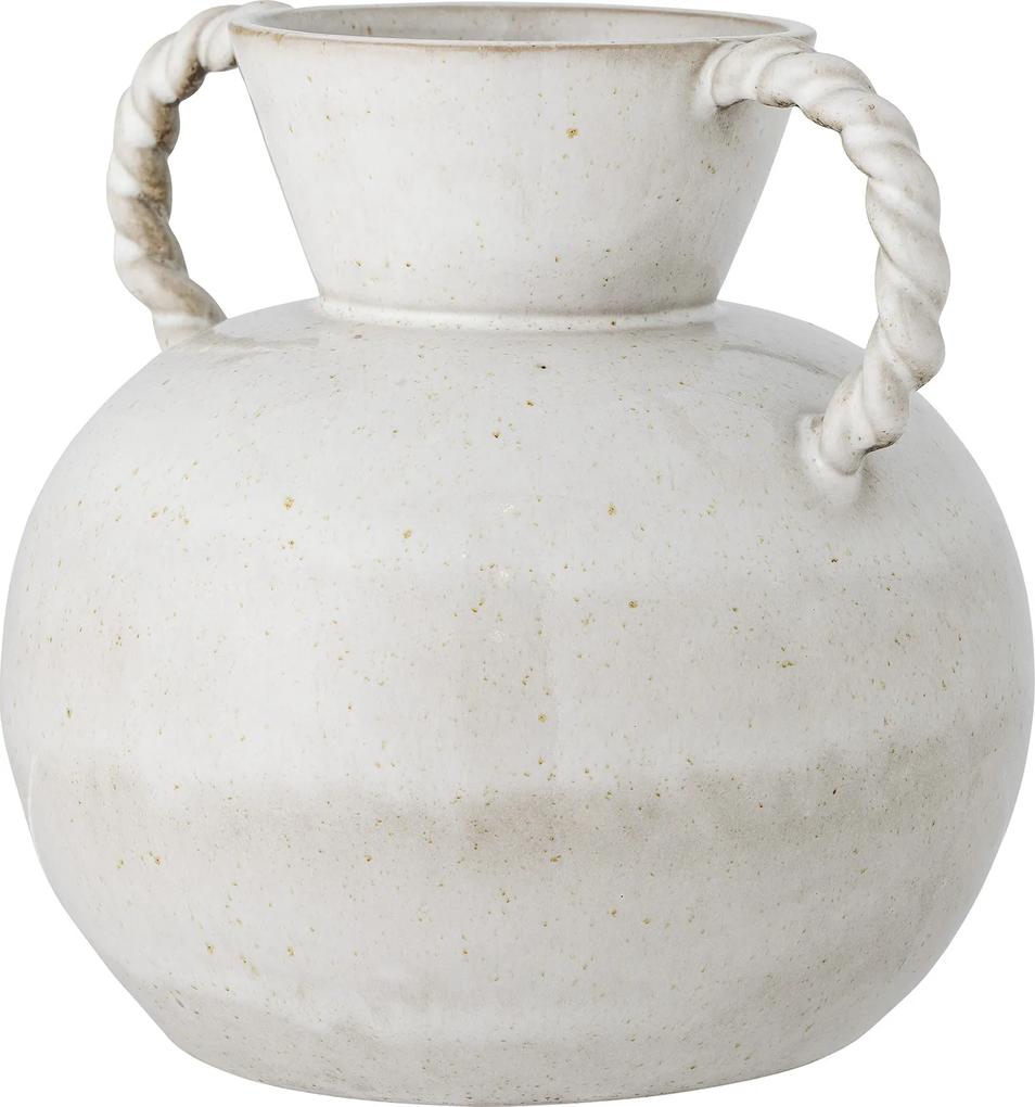 Váza Semira 21,5 cm bílá