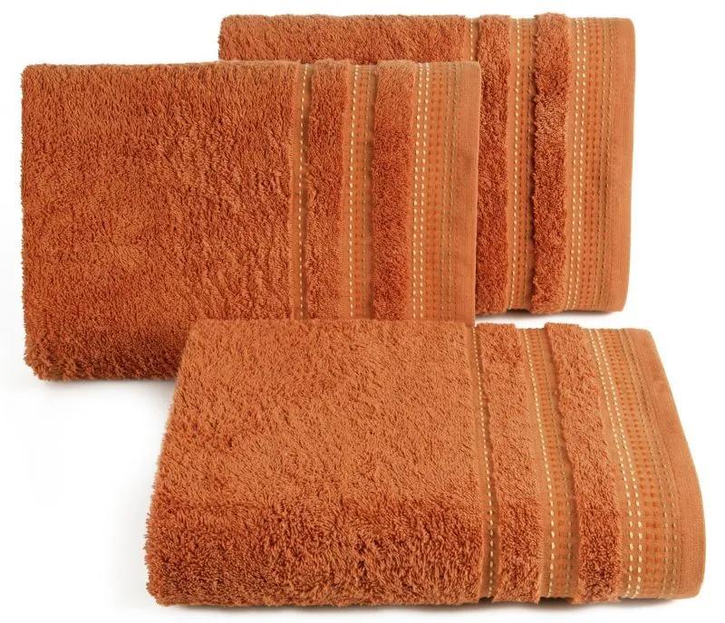 Sada ručníků 30x50cm Oranžová 6 ks