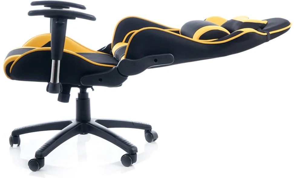Sedia kancelářské herní křeslo křeslo VIPER žlutý