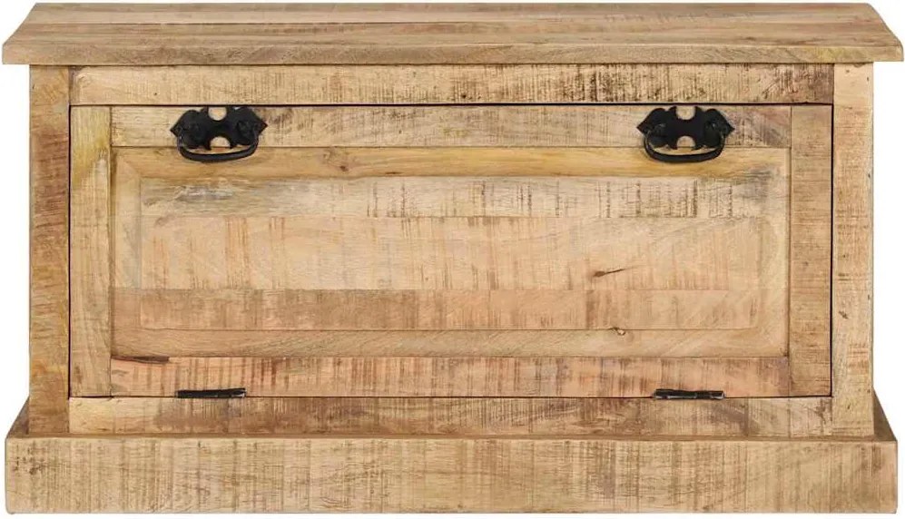 Botníková lavice 85 x 40 x 45 cm masivní mangovníkové dřevo 337827