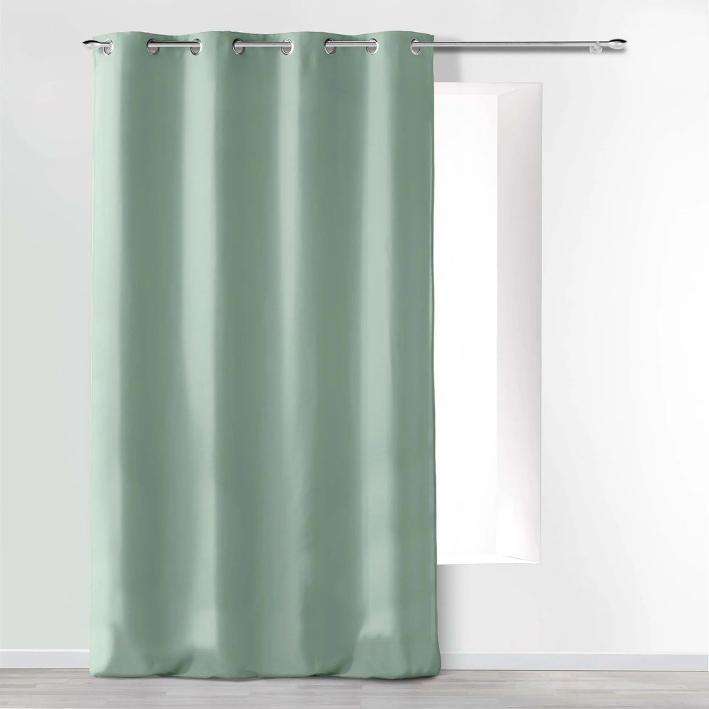 Záclona na průvlecích ABSOLU, 140 x 260 cm, světle zelená