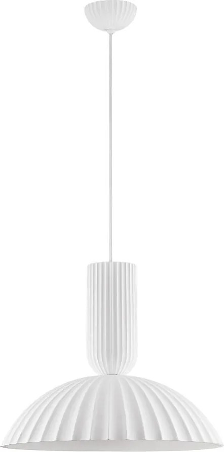 Bílé kamenné závěsné svítidlo ø 50 cm Ammos – Nova Luce