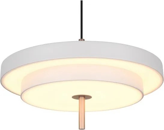 Slonovinové LED stmívatelné závěsné svítidlo Keaton – Trio