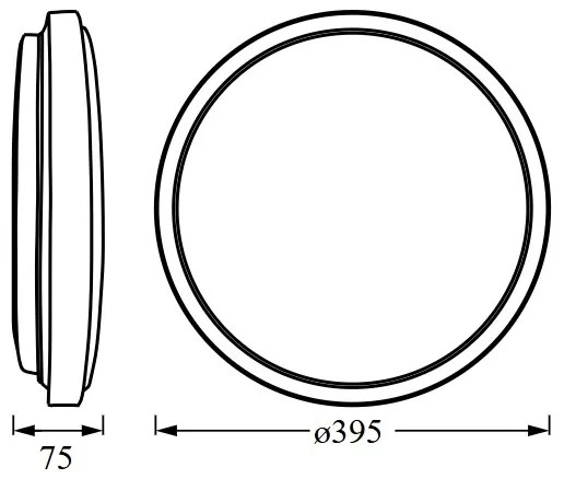 Osram - LED Stropní svítidlo ORBIS LONDON LED/24W/230V pr. 39,5 cm bílá