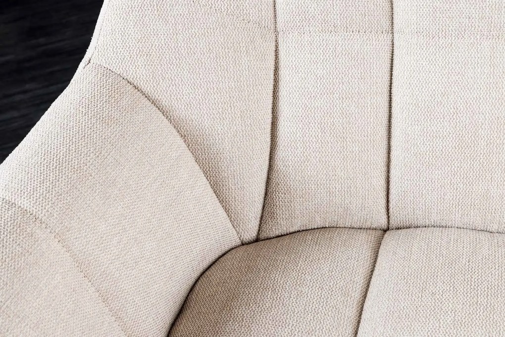 Designová lavice Vallerina 165 cm šampaňská béžová