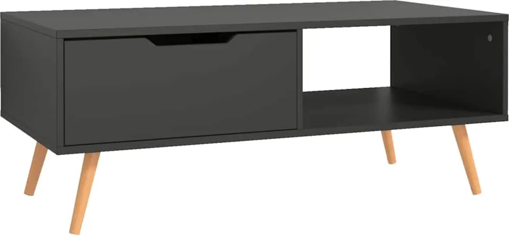 Konferenční stolek šedý 100 x 49,5 x 43 cm kompozitní dřevo 326788
