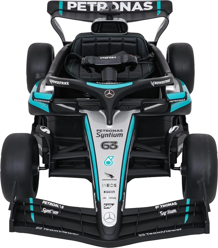 Ramiz Formule AMG Petronas F1 elektrické autíčko pro děti černé na dálkové ovládání + ovladač R/C
