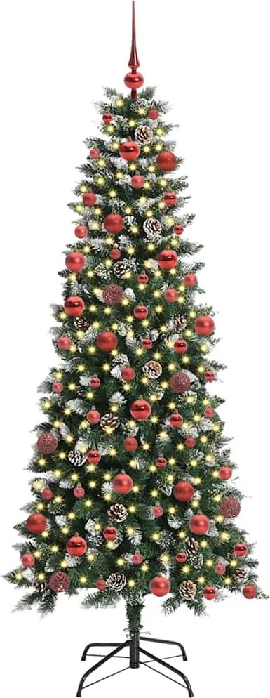 Umělý vánoční stromeček Zelená 180 cm PVC, plast a ocel 3395820