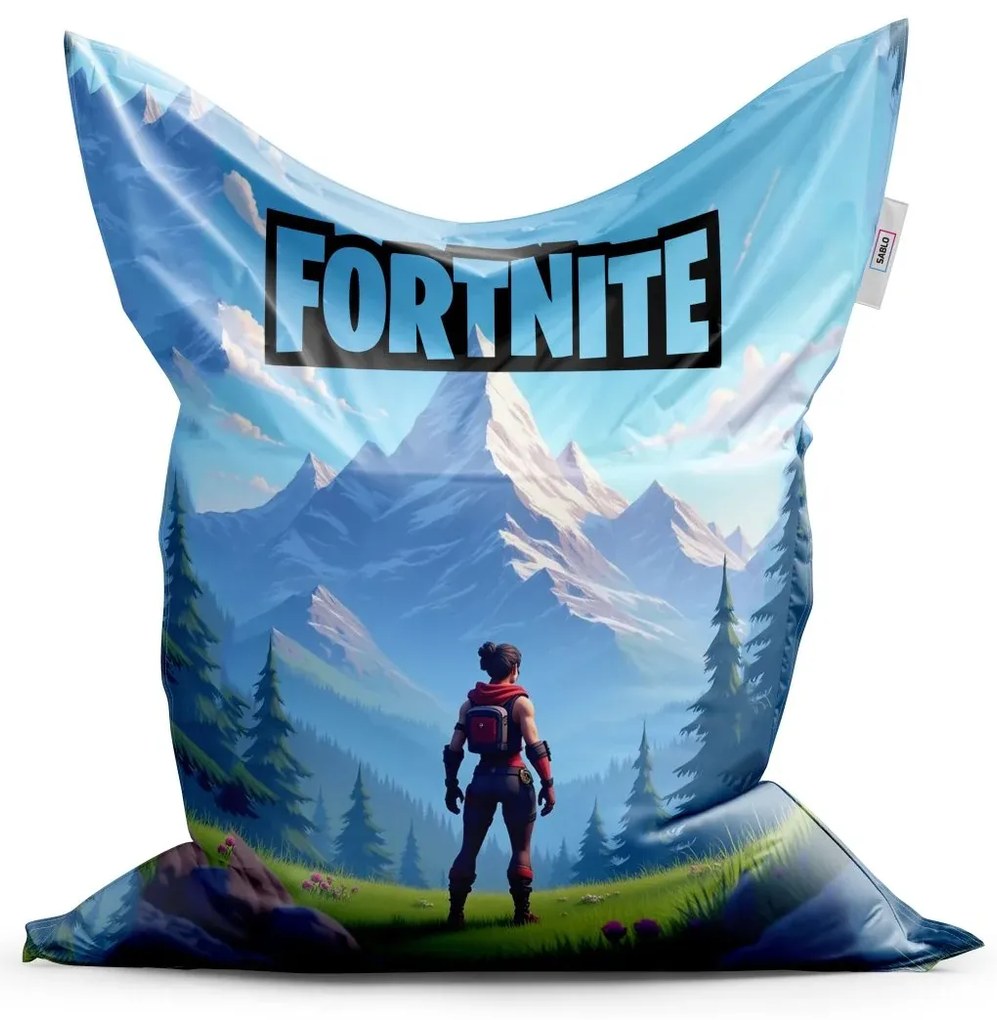 Sablio Sedací vak FORTNITE Horská krajina - 200x140 cm