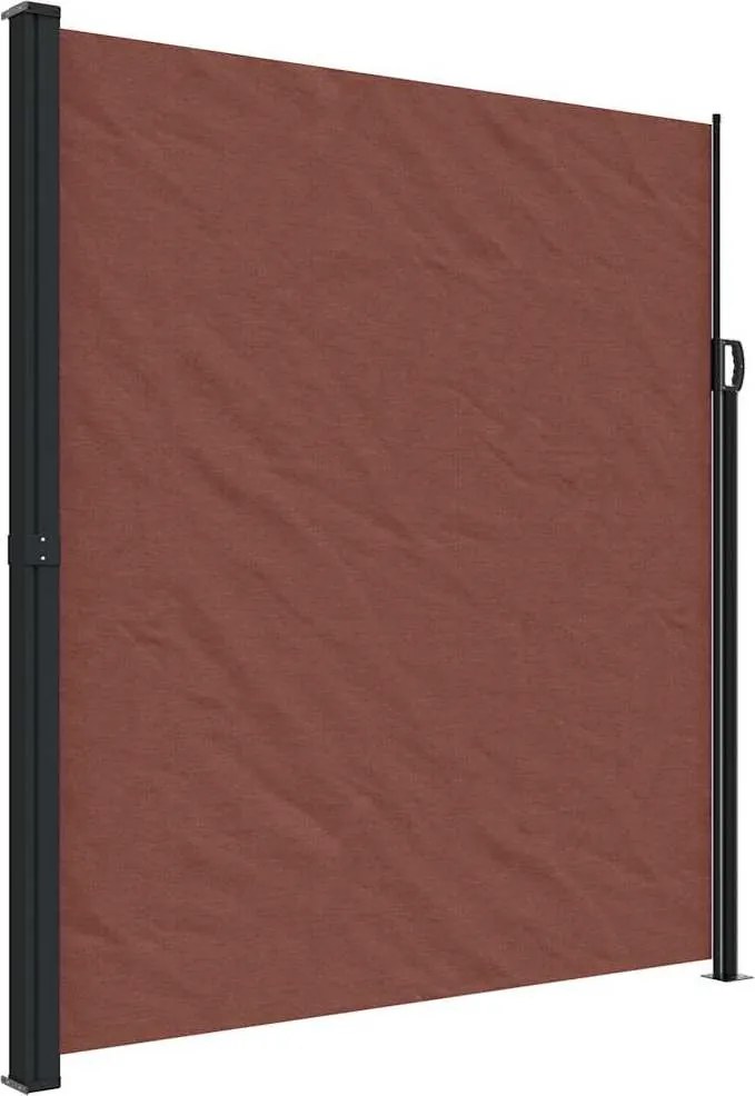 vidaXL Zatahovací boční markýza 220 x 500 cm [4004477] Barva: Černá