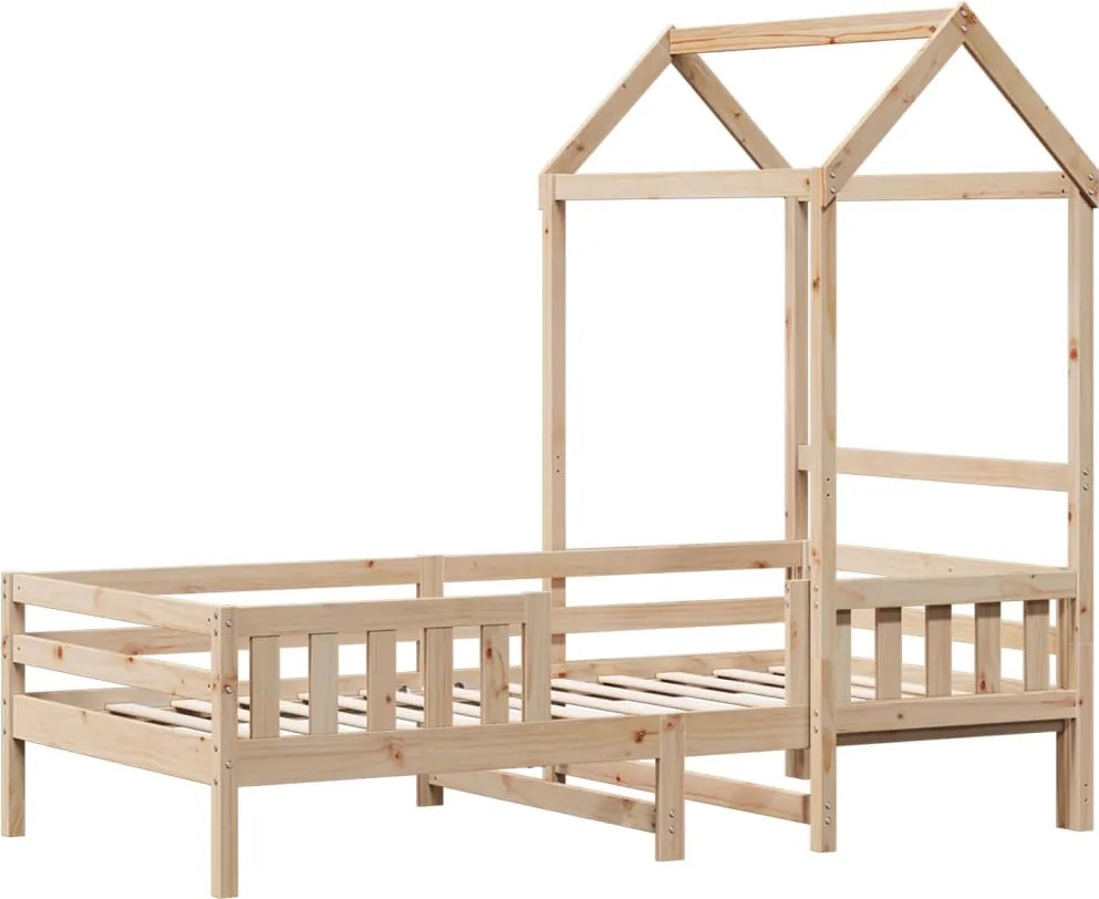 Rám postele se střechou 75 x 190 cm masivní borovice 3282168