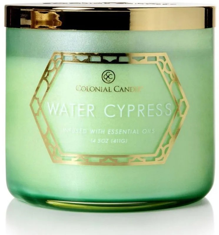 Colonial Candle svíčka Luxe Water Cypress, 411 g