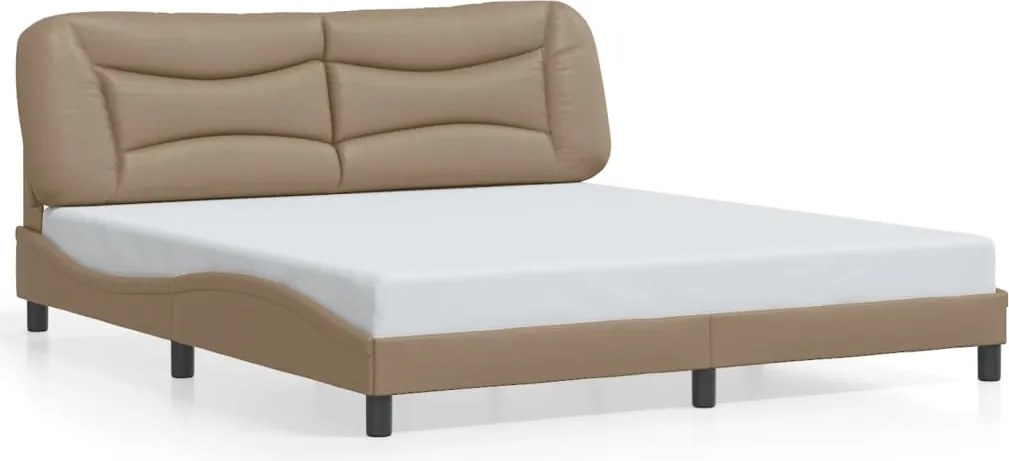 Rám postele s LED bez matrace Hvar cappuccino 180x200 cm 3213952
