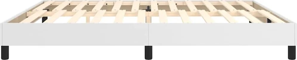 Rám postele s boxspringem bílá 200 x 200 cm umělá kůže 3120719