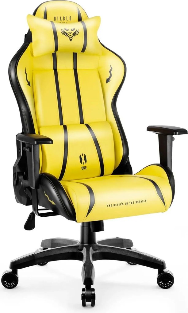 Diablo Chairs - Herní křeslo Diablo X-One 2.0 Normal: Electric Yellow
