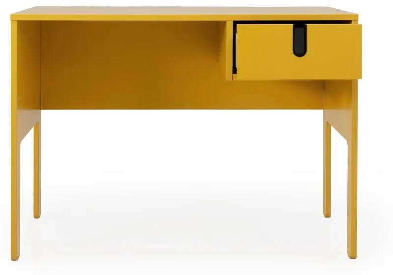 Žlutý pracovní stůl Tenzo Uno