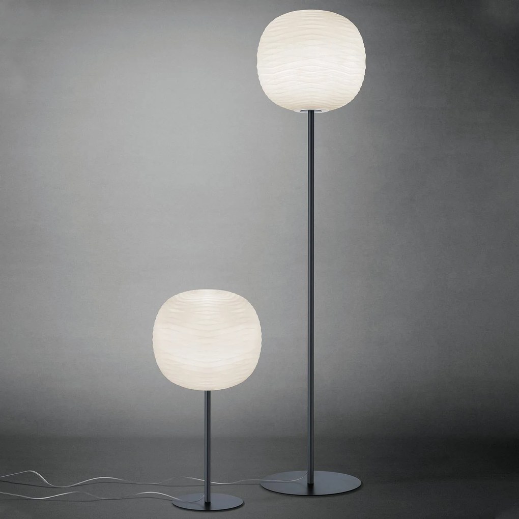 Foscarini Gem terra stojací lampa, grafit